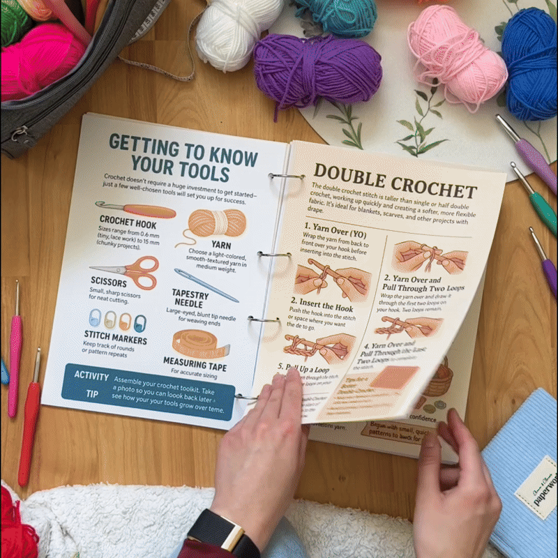 Crocheting Learning Bundle – Study Embroidery Notes